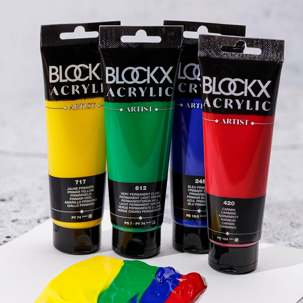 Blockx Artist Acrylic 120ml Tubes – Arthouse Direct