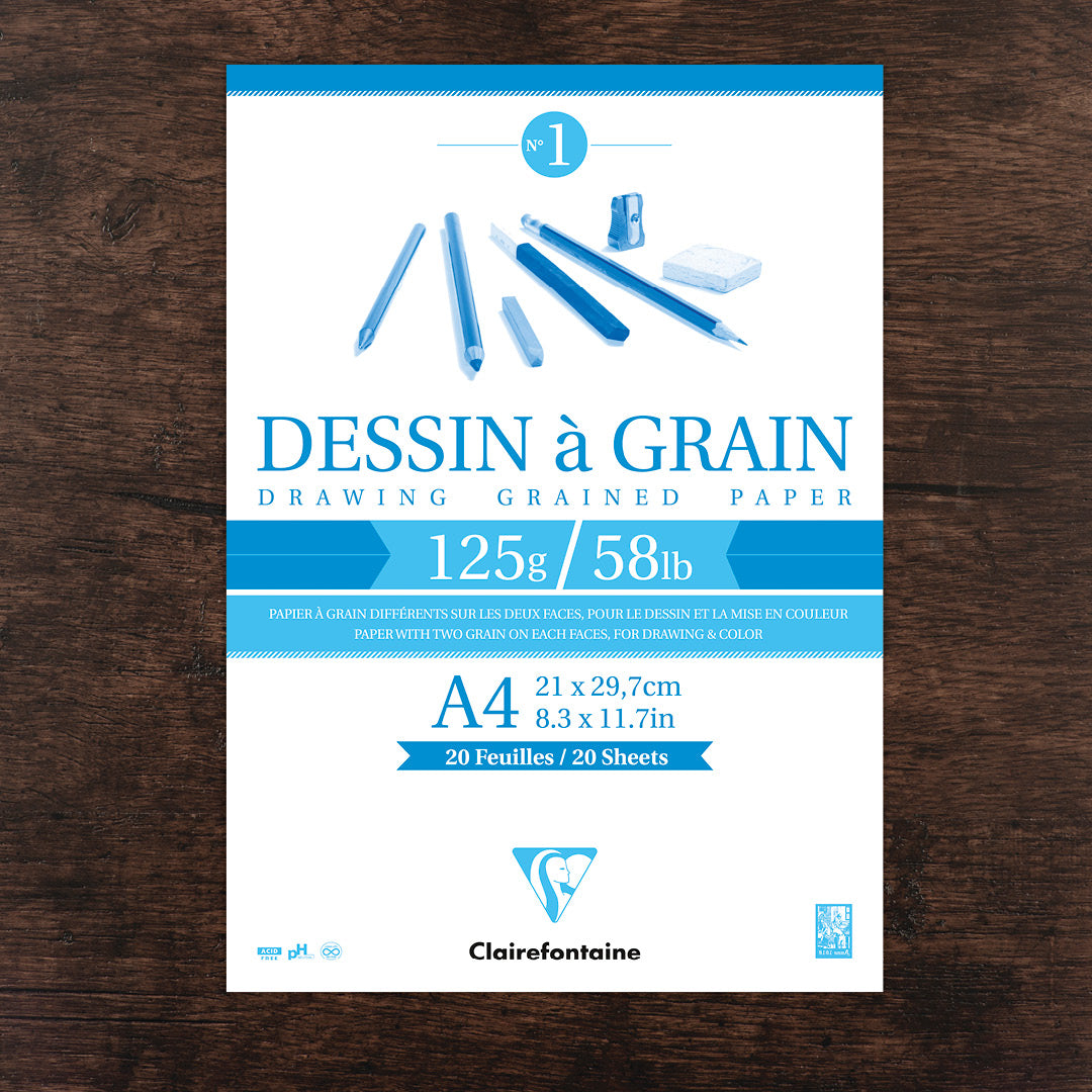 Clairefontaine Dessin A Grain A4 Drawing Pads – Arthouse Direct